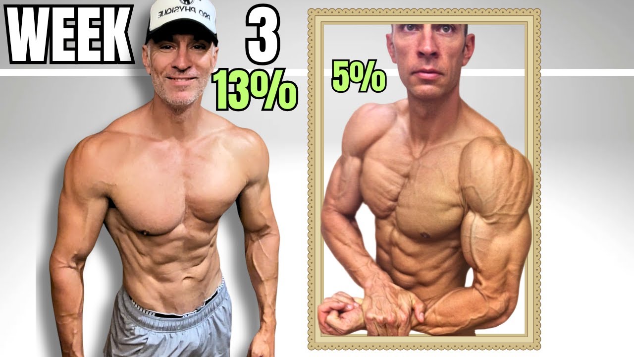 13% Body Fat Down to 5% Body Fat | Fat Loss & Building Muscle | 2-Min ...